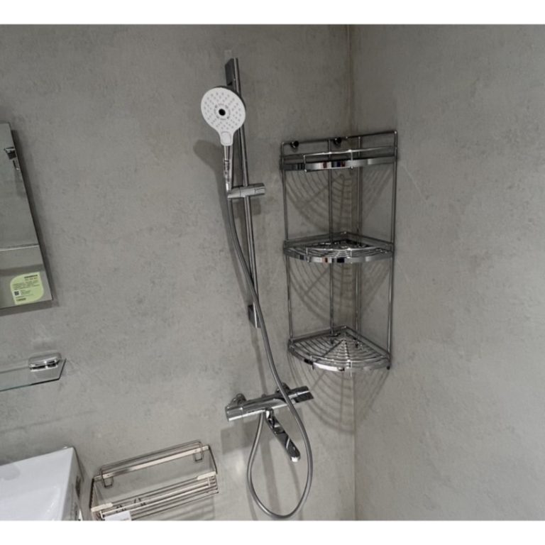 【凱撒】三層牆角架ST811 - 冰雪浴室 (第四代)-浴室廁所翻新、永久防水抗發霉、微水泥清水模